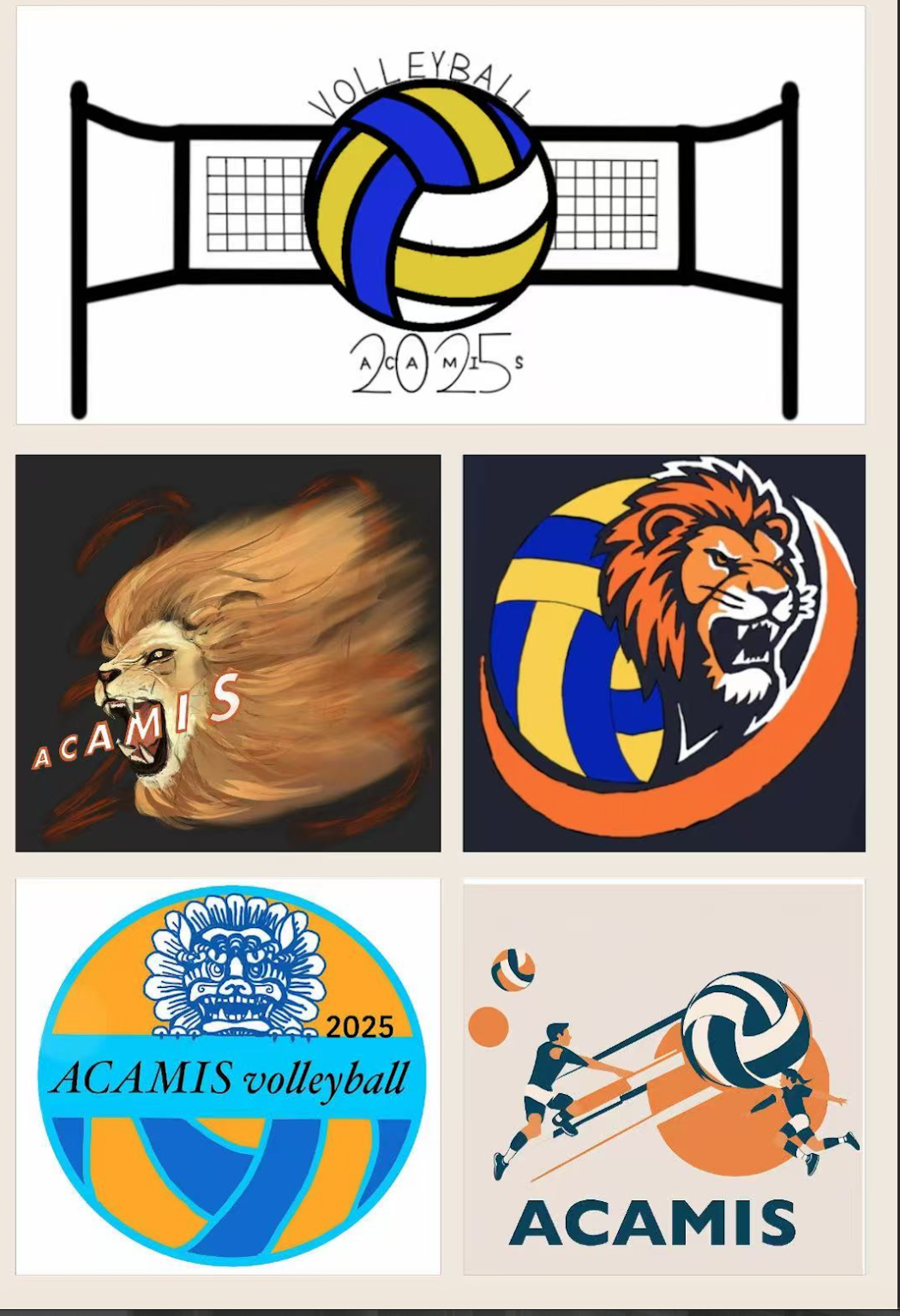 ACAMIS Volleyball Logo Voting – Daily Bulletin